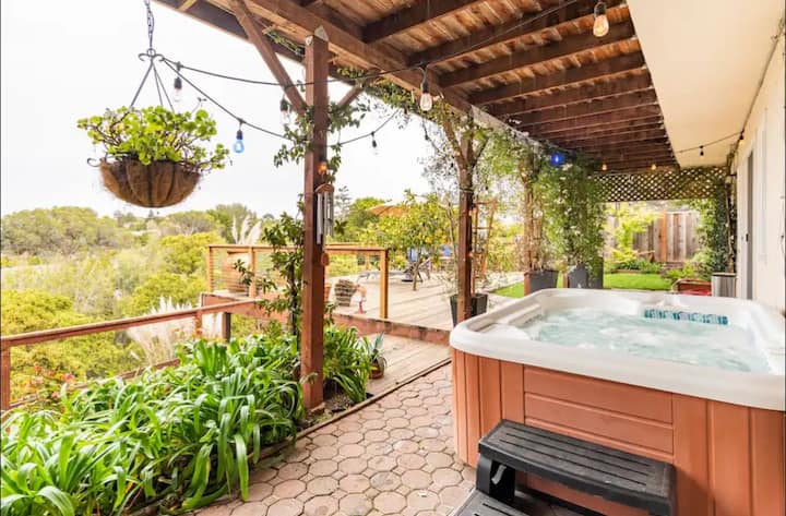2 Bdrms-3 Bds-4 Ppl-sfo-silvalley-private-hot Tub - San Mateo, CA