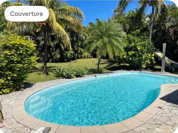 Villa Familiale Avec Piscine Et Jardin Dans Le Sud - Reunión