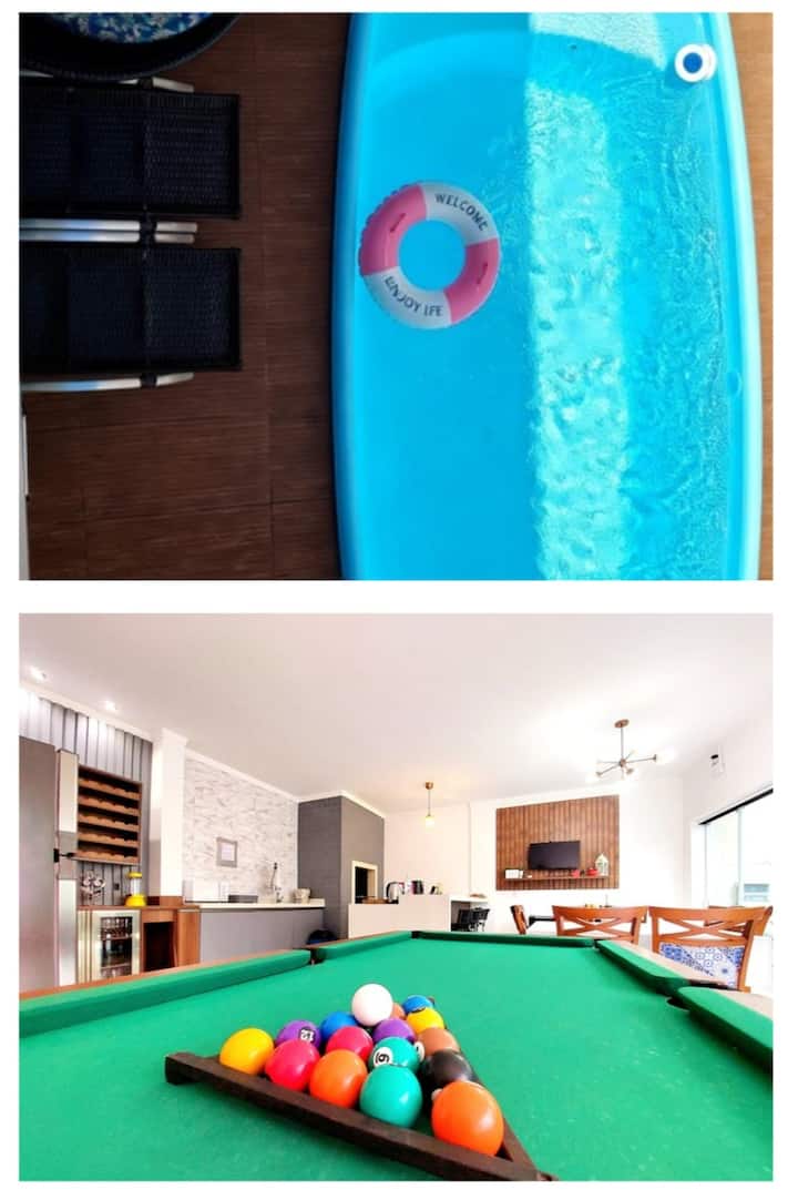 250 M Praia Piscina  Mesa Sinuca Bc, Parque Beto C - Navegantes