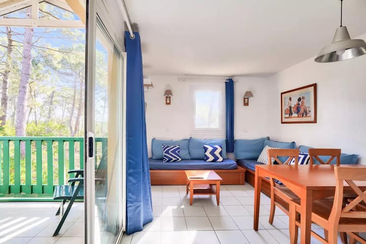 Dernier éTage No Vis-à-vis, Wifi, Smart Tv, 5 Pers - Carcans