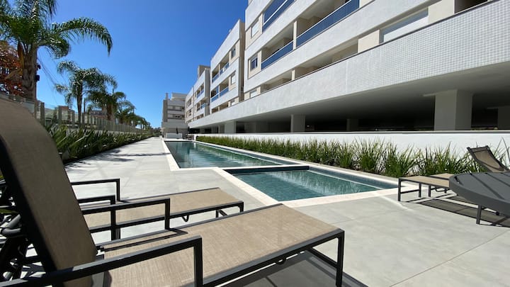 Apto 2q Cannes Alto Padrão 350m Mar Nas Gaivotas - Florianópolis