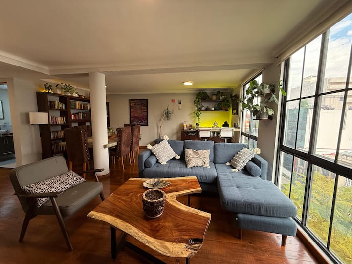 Loft Luminoso | Self Check-in | Roma Norte - Mexico