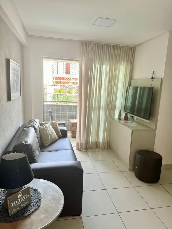 Flat Maravilhoso Com 2 Quartos Em Boa Viagem! - Boa Viagem