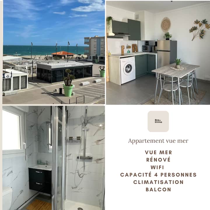 Appartement 2 Pièces Vue Mer - Saint-Cyprien Plage