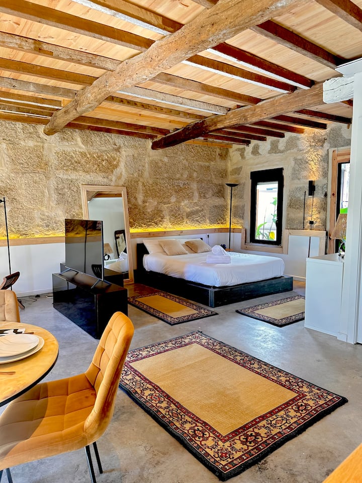 Loft De Piedra Y Terraza Privada | Centro Y Calma - Vigo