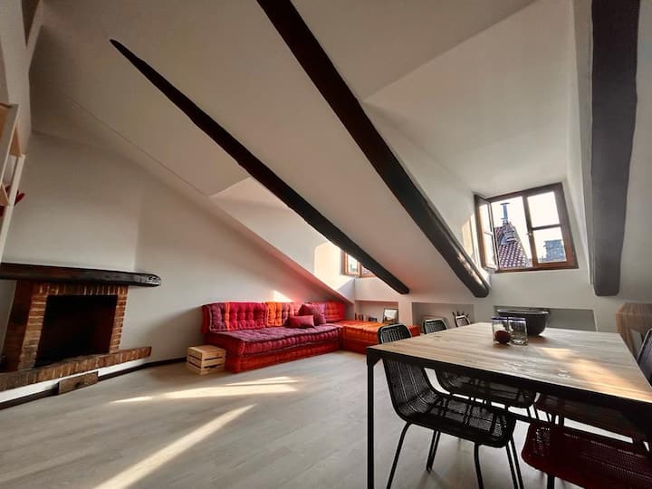 Charming Attic In Vibrant San Salvario - Torino