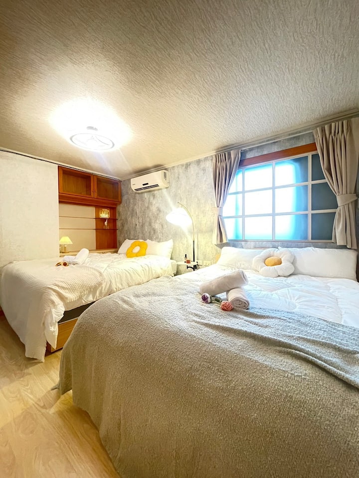 Ximending𓇬v39荀𓇬taipei 101𓇬住1-4人mrt 西門站 - 싼충 구