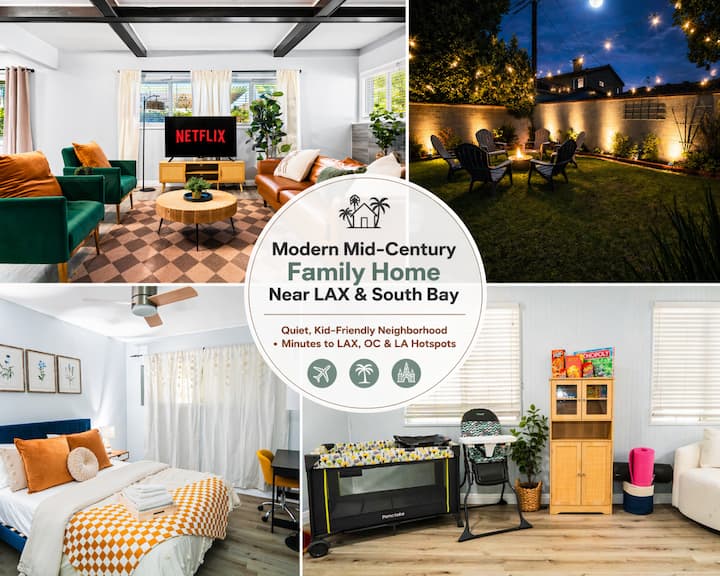 Dream Family 3br Home By Lax, Sofi, Dtla & Oc Stay - Torrance, CA