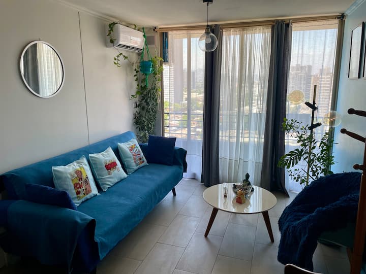 Acogedor Apartamento Para 3 Metro Ecuador - Quinta Normal