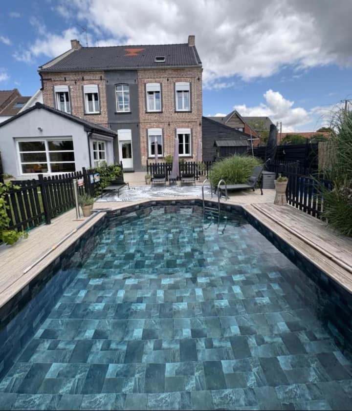 Demeure De Maître Du Nord Piscine 20mm Lille Douai - Douai