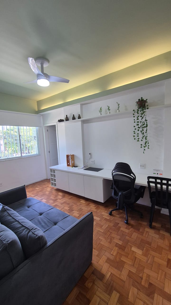Leblon 40m² (Praia Posto 12) Novíssimoooo - 리우데자네이루