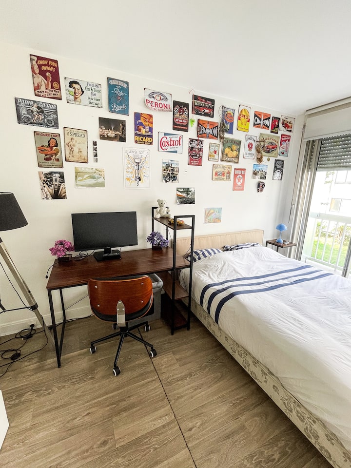 1br/2p Plein De Charme Avec Balcon - Paris 20 - Paris