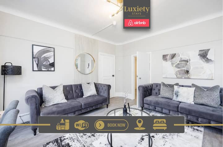 Stylish & Cozy 2br City Centre By Luxiety Stays - Southend-on-Sea