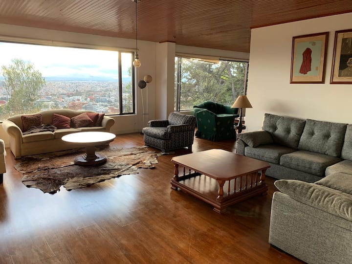 Apto 201 Amplio, La Mejor Vista, Chimenea Y Bosque - Bogotà