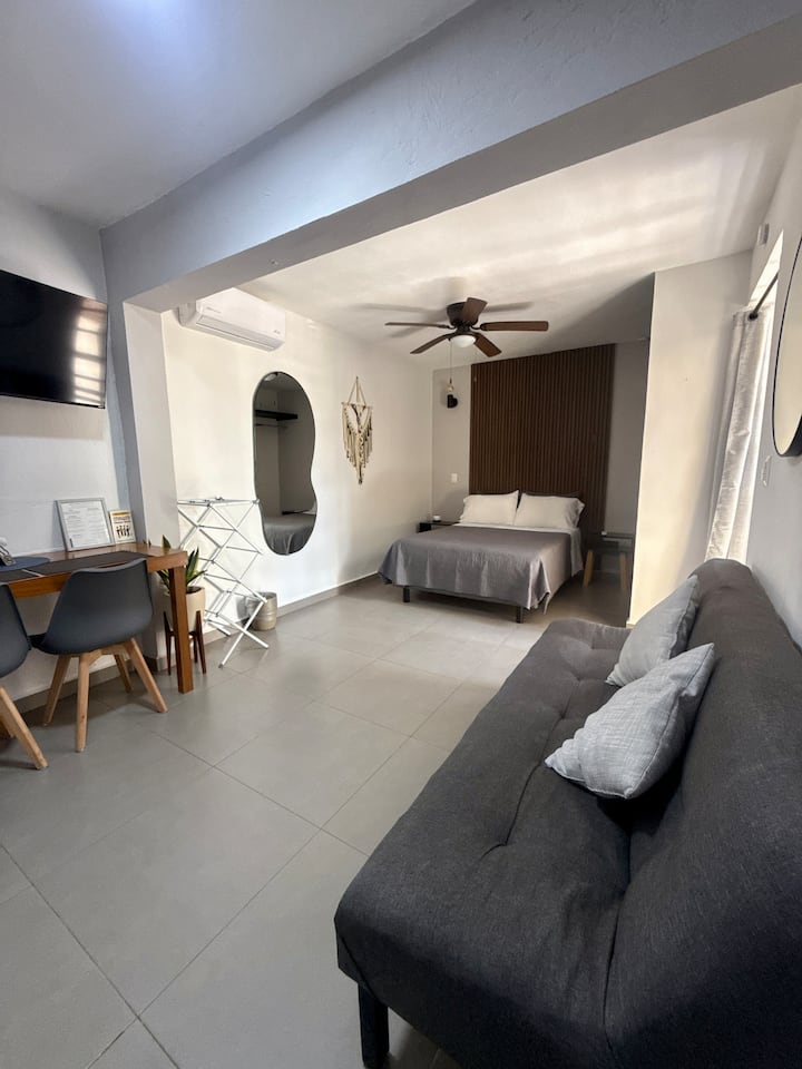 Peach35 Céntrico Studio En Zona Tranquila Y Segura - Cancún