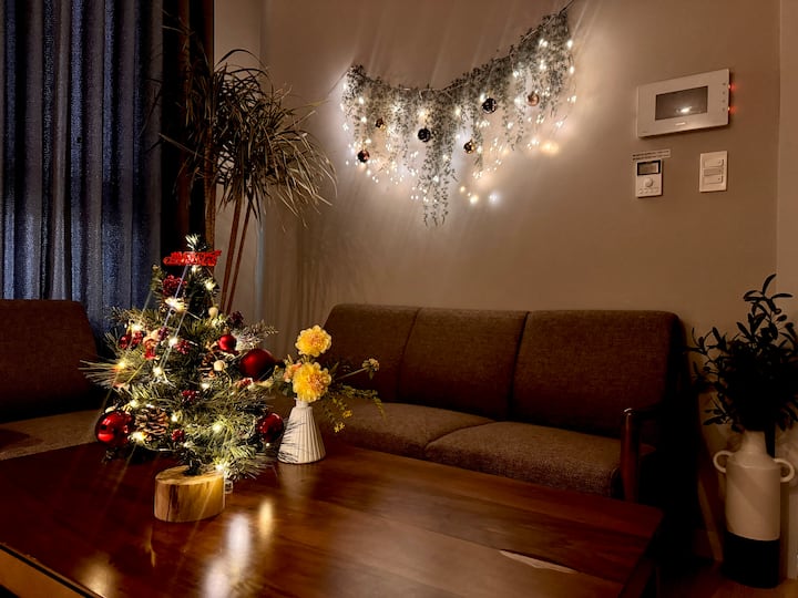 [은하수디앤엠] [영롱둘] 고층/대전유성온천역3분/신축/호텔고급침구/룸3/화장실2 - Daejeon