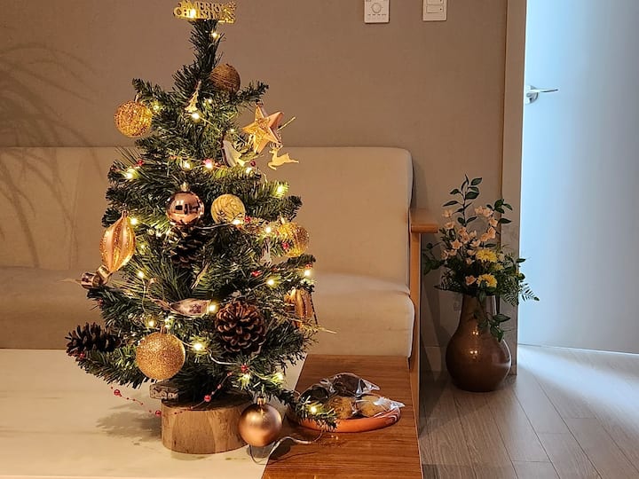 [은하수디앤엠] [찬란둘] 고층/프리미엄호텔침구/신축하우스/유성온천역3분/룸3(all침대) - Daejeon