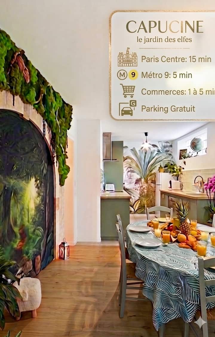 3p à 10' De Paris-70m² Au Calme Avec Jardins-pk - Montreuil