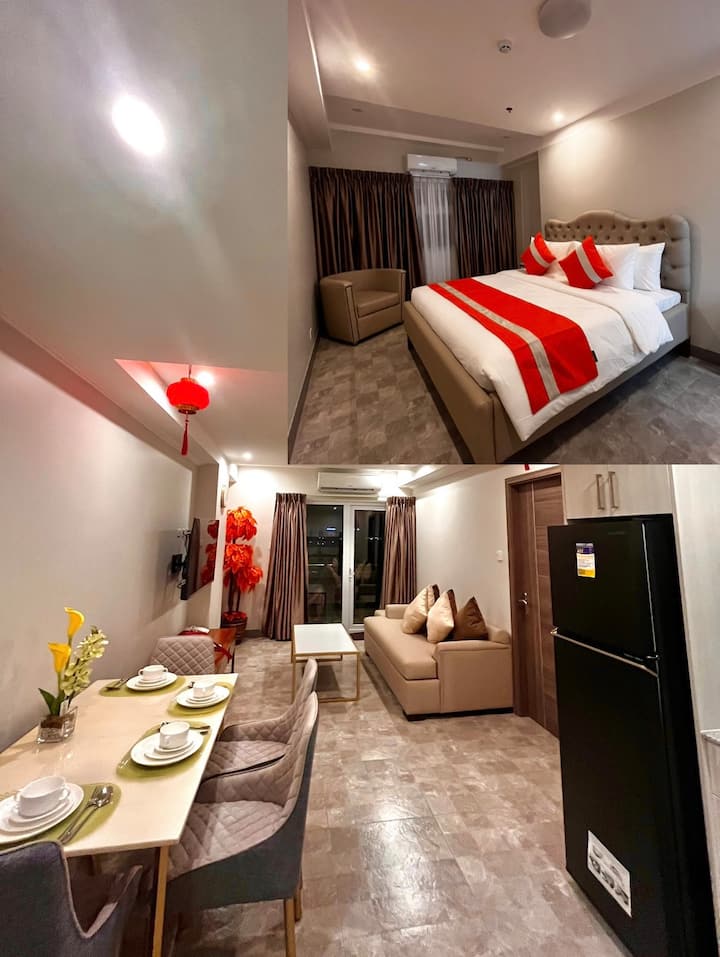 1-br Condo With Pool, Gym, & Bar - Angeles