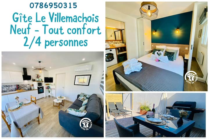 Gîte Le Villemachois - T2 35 M2 Neuf - 2/4 Pers. - Aude