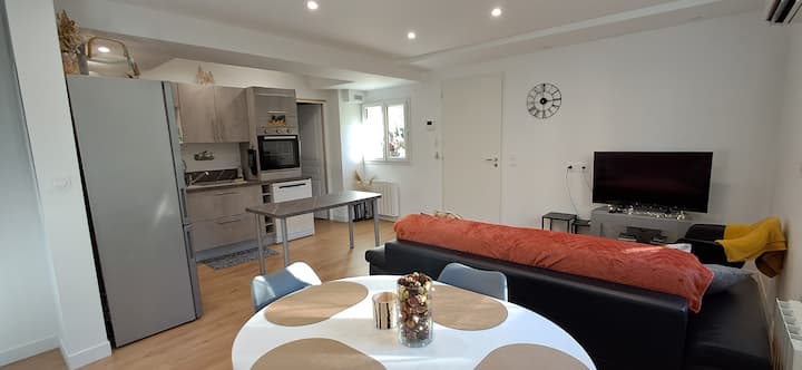 Appartement Climatisé Cosy Rez-de-jardin - Alès
