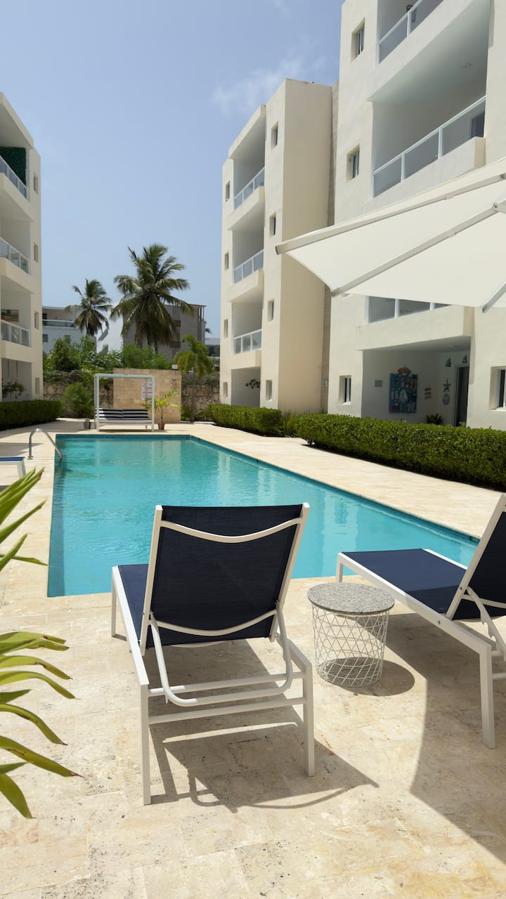 Cozy 2br Apt 7 Min Walk To Beach - Punta Cana