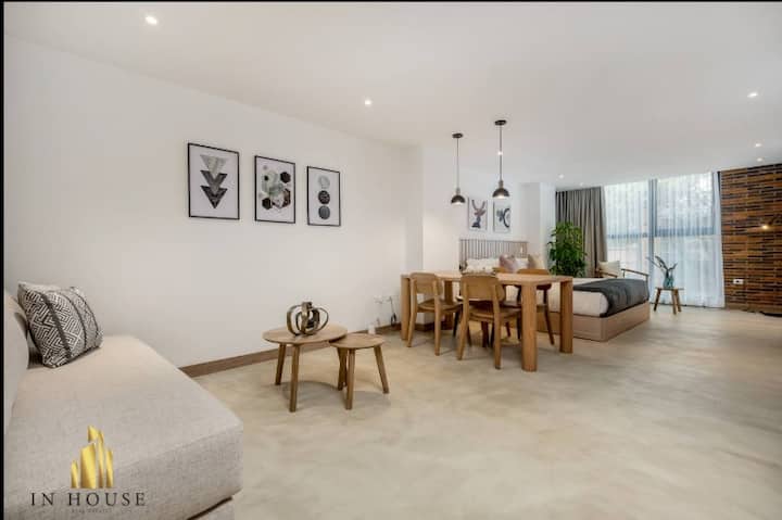 Solei Loft 203 - Apto Cómodo Y Luminoso Con Ac - Medellín