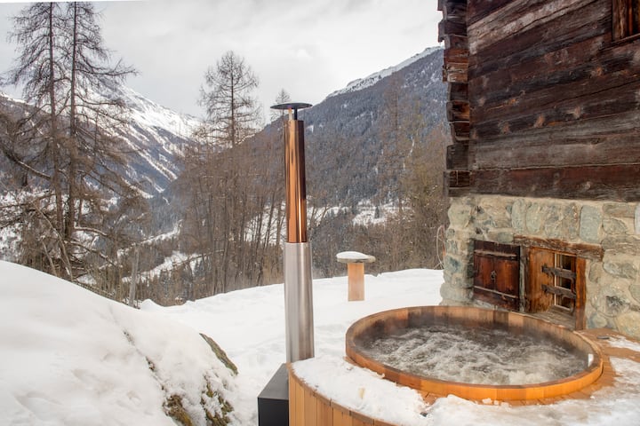 Studio Traditionnel Avec Spa - Zinal