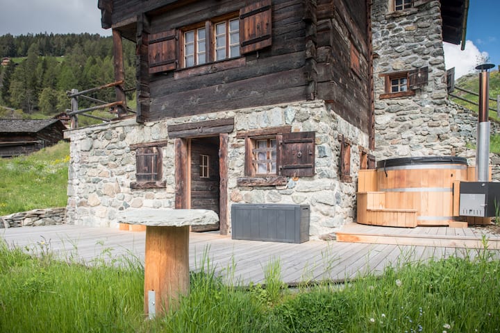 Studio Traditionnel Avec Spa - Zinal