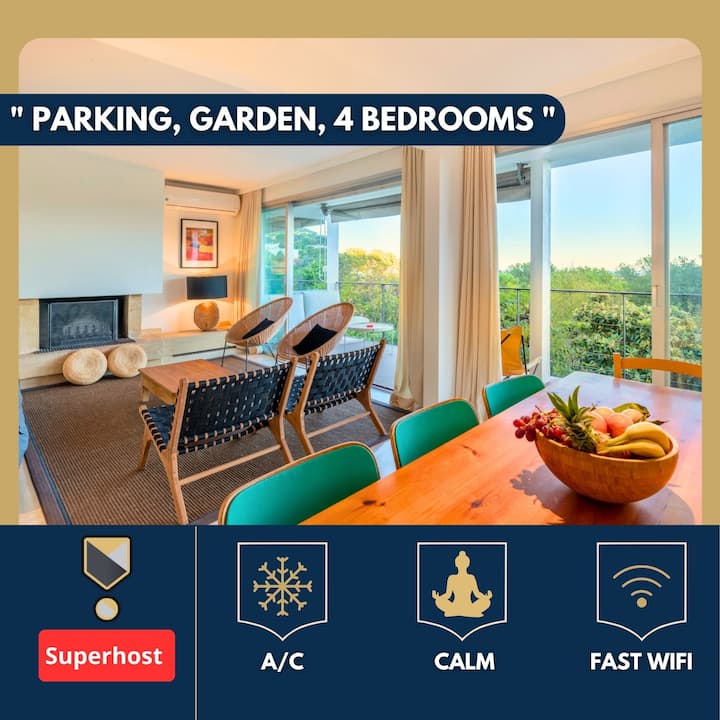 Le Paisible : Parking / Jardin / 4 Chambres - Vallauris