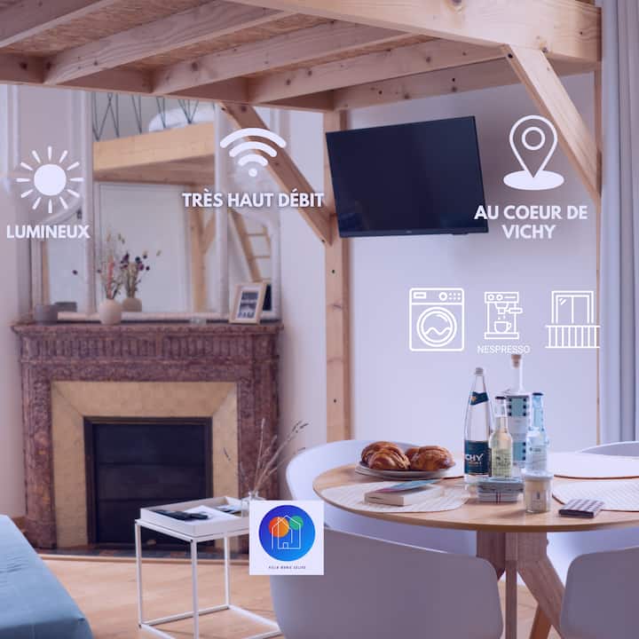 Studio Hyper Centre Vichy Lumineux - Bellerive-sur-Allier