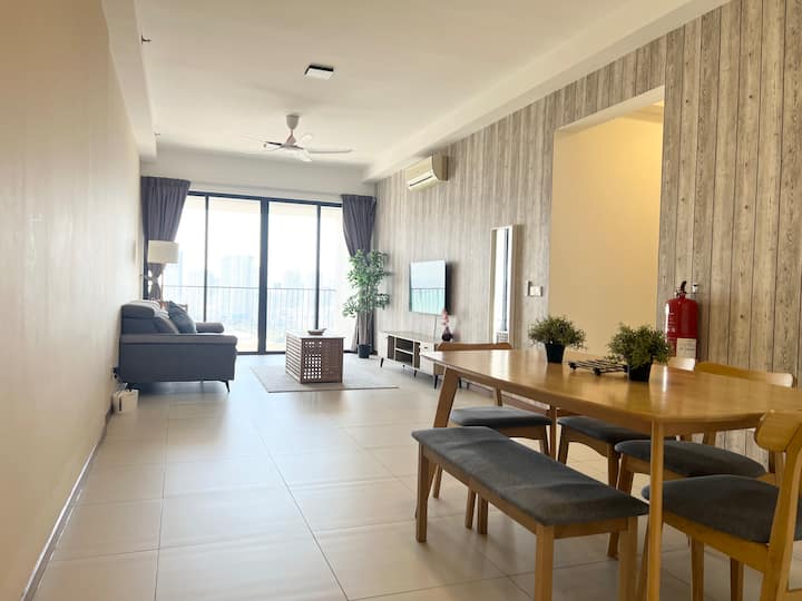 3br Seaview Water Purify Sunrise Balcony Family21 - Penang