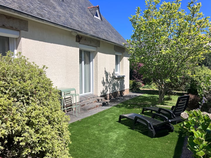 Maison Rénovée Plain-pied  Centre Perros Au Calme - Perros-Guirec