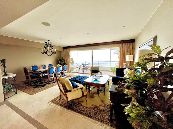 Elegant Ocean View Apartment In Miraflores - Peru