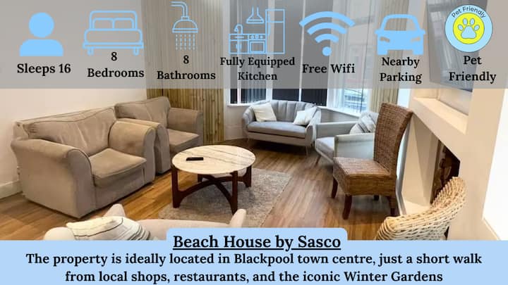 Maison-salle De Bain Privée-beach House - Blackpool
