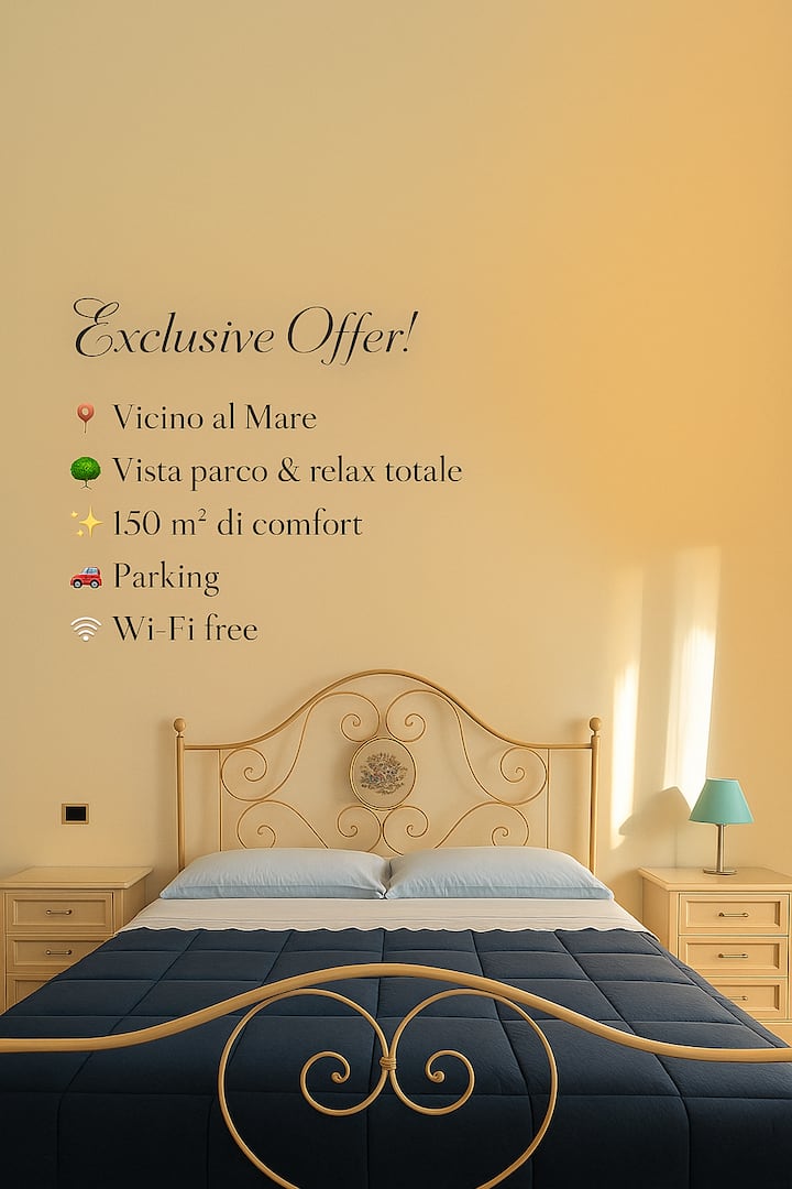 “Palm Beach” Tra Centro & Mare, Con Vista Parco - Cupra Marittima