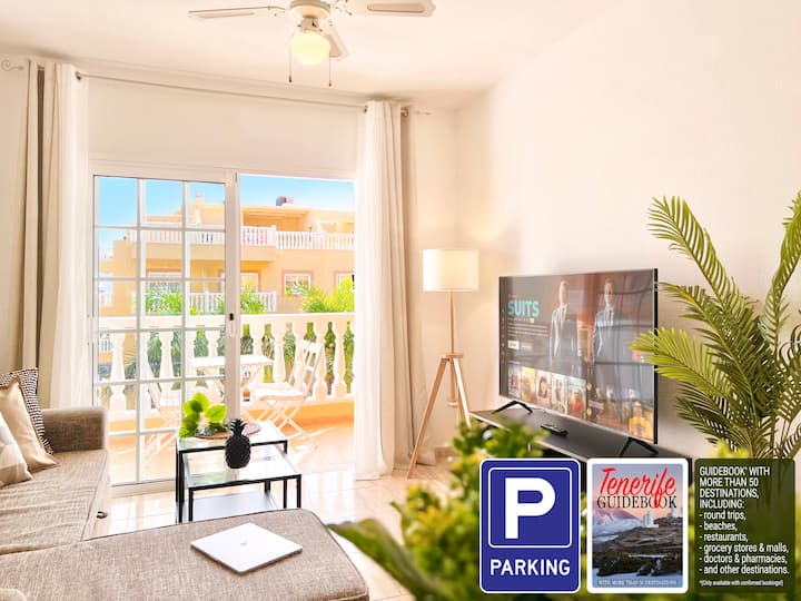 Light Filled 2 Bdr Apt W/ Heated Pool And Balcony - Teneryfa