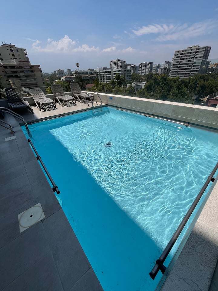 Depto. En ÑUñoa • Cerca De Metro L3 Y L6 • Piscina - Providencia