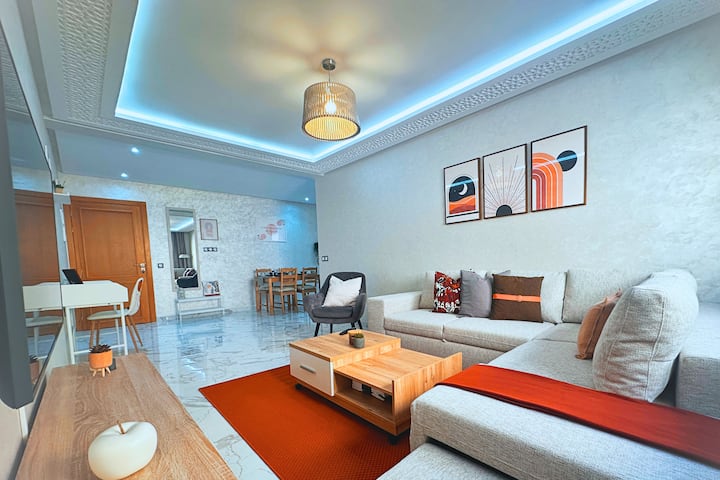 Appart Boho | Centre Ville | 4p | Parking Gratuit - Rabat