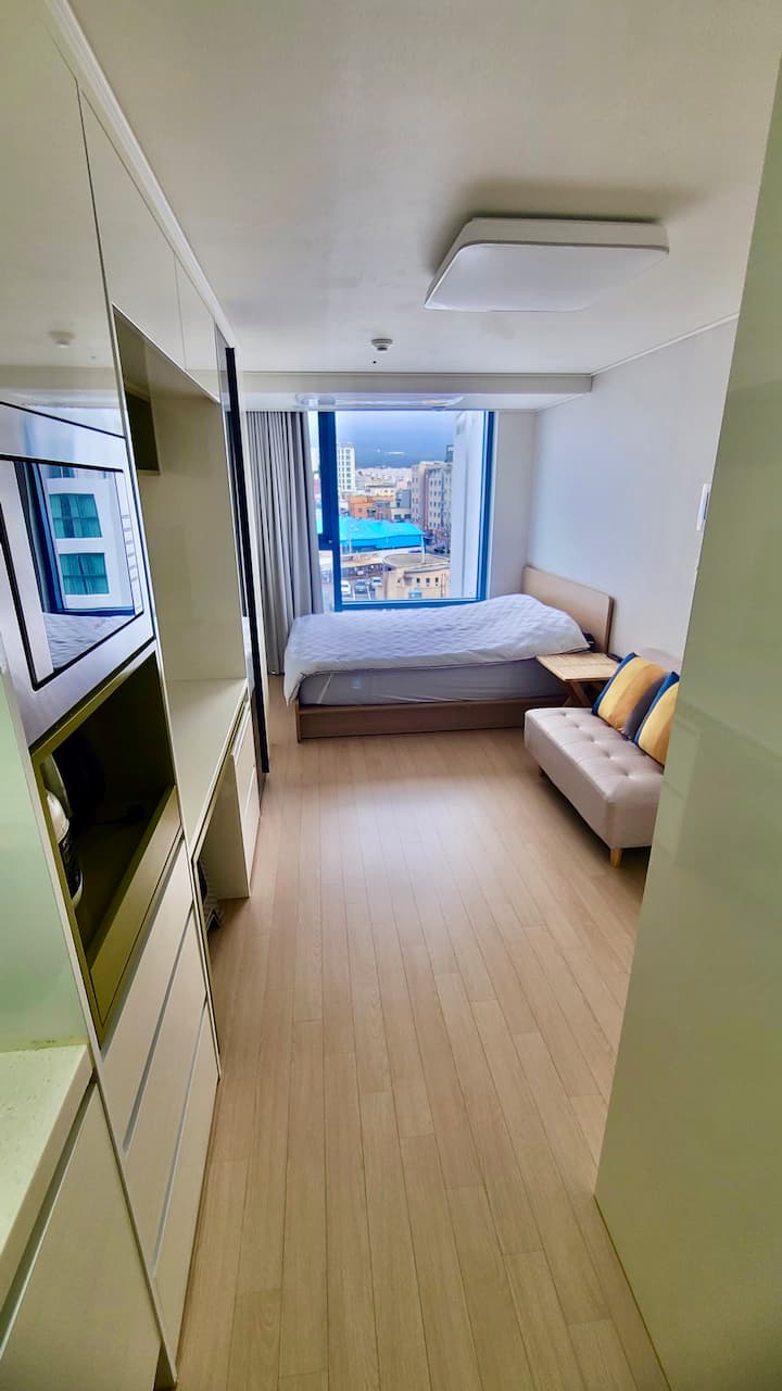 탁트인 한라산전망,바닷가5분,가성비좋은 생활형 스테이,프라이빗한 힐링스팟,최고층 - Jeju-do