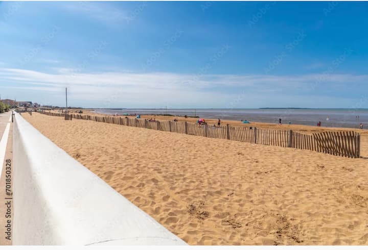 La Grande Croisée - Logement Spacieux Plage Jardin - Châtelaillon-Plage