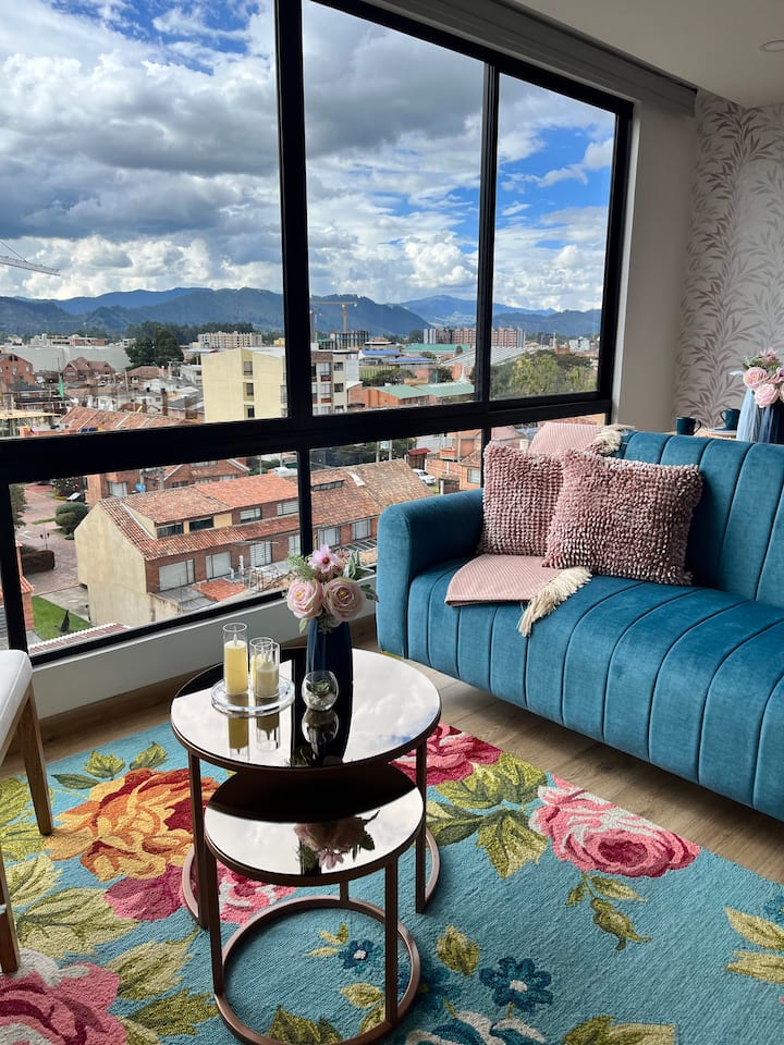 Lujoso Apto Chia, 
3 Habitaciones, 3 Camas, 4baños - Meta