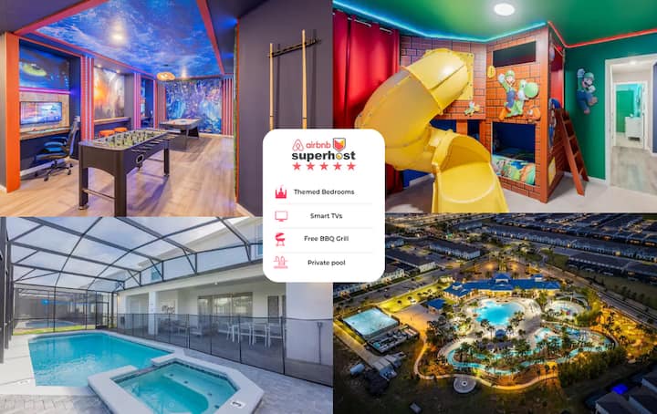 No Airbnb Fees! House Pvt Pool/spa / Disney 244611 - Florida