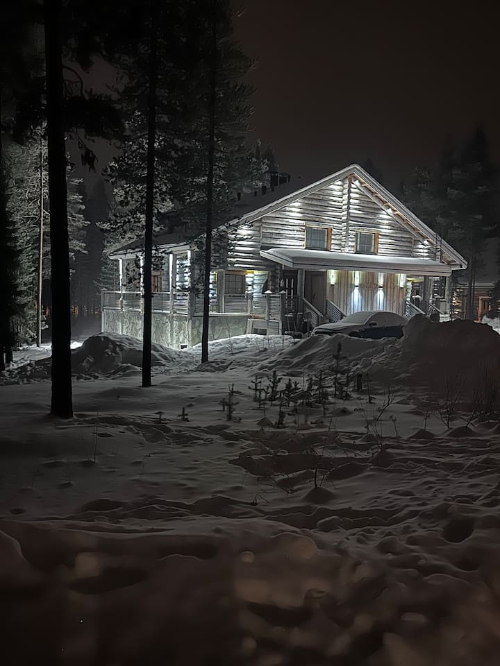 Onnenpesä Log Villa In Levi - Lapland