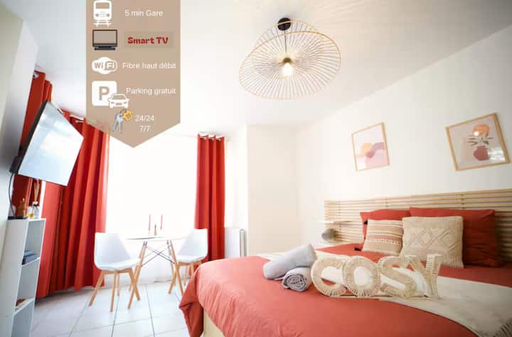 Suite Cosy Confort - 5 Min Gare - Fontainebleau