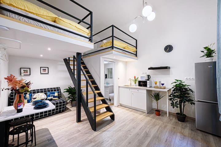 Jewish Quarter New Cosy Loft, Ac-m6 - 布達佩斯