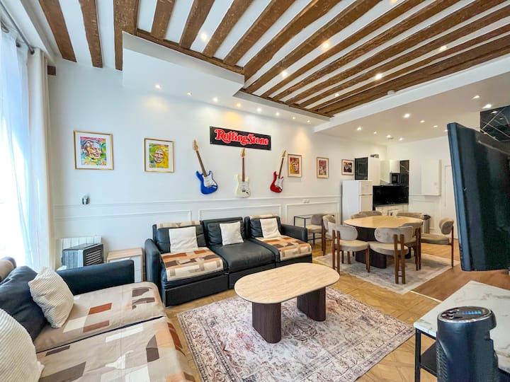 Urbanflat 68 - Cosy Rolling Stones Apartment Paris - France