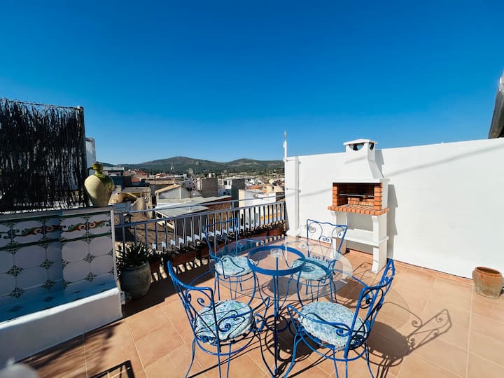 Sunny Attic With Views In L’olleria - Canals