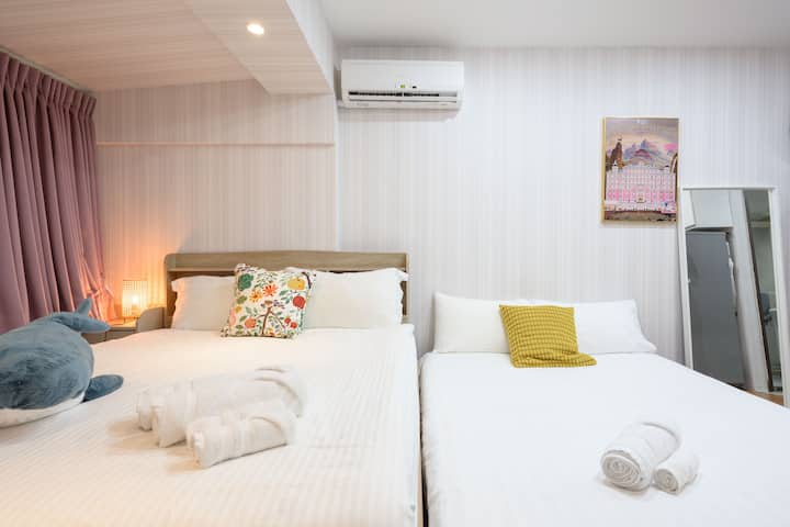 長沙/2minximenmrt/lift/ac•wifi•washer•microwave•iron - Taipei Railway Station