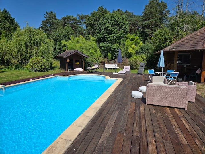 Villa En Pleine Nature Avec Piscine + Cuisine éTé - Bourg-en-Bresse